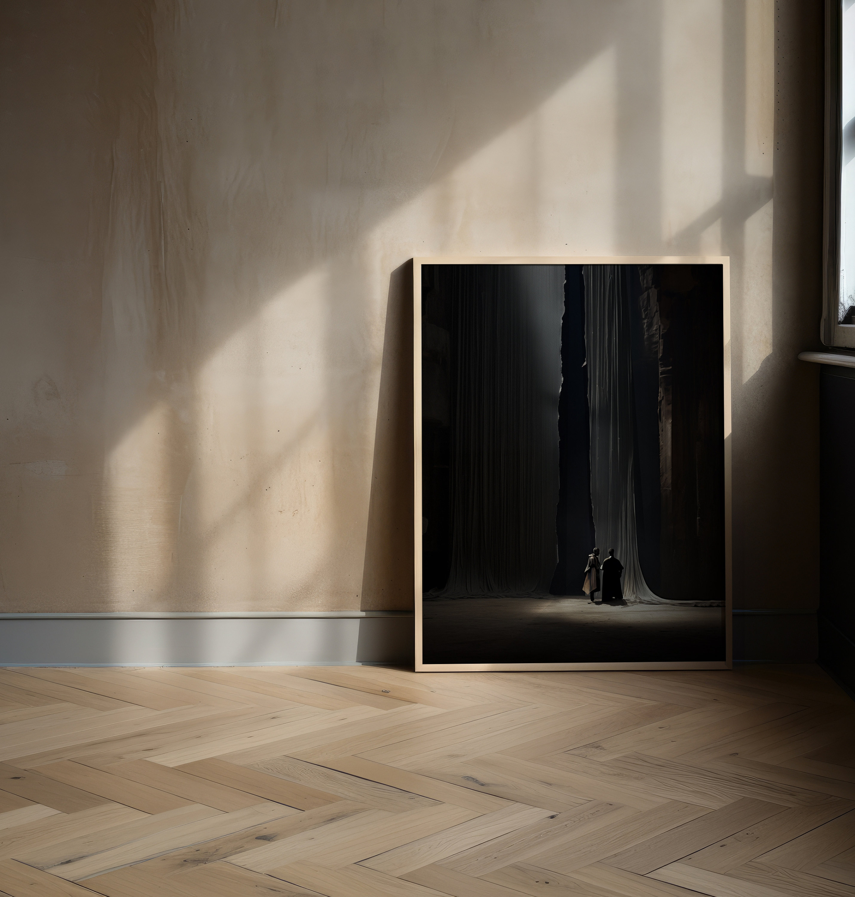 The Veil is Torn Art It is Finished Wall Art Bible Story Art Christian ...