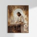 Jesus Was a Carpenter Christ the Carpenter Christian Art Gift Idea ...