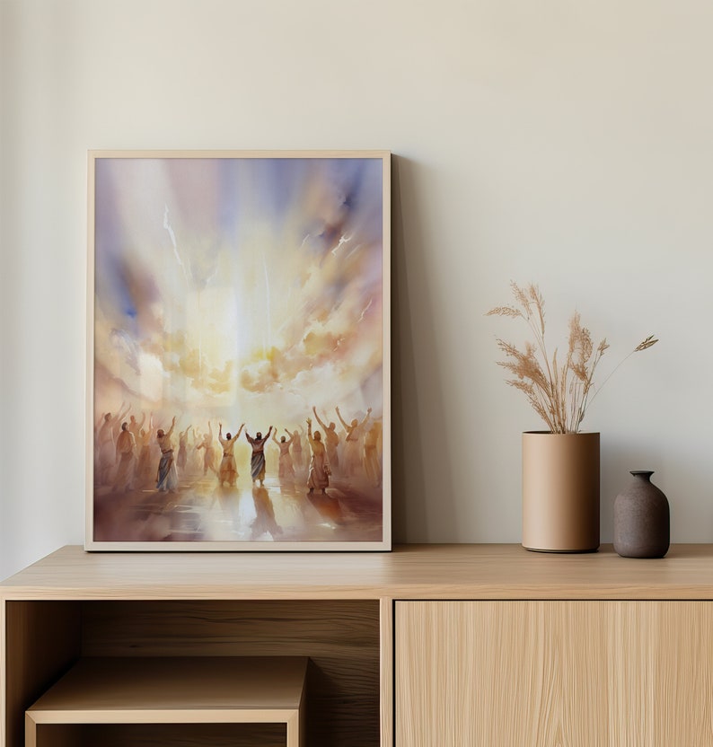 Second Coming of Jesus Christ Art Judgement Day Art Christian Bible ...