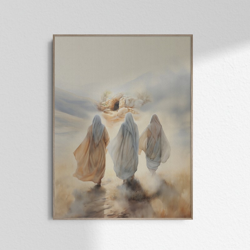 The Three Mary's Painting - Etsy