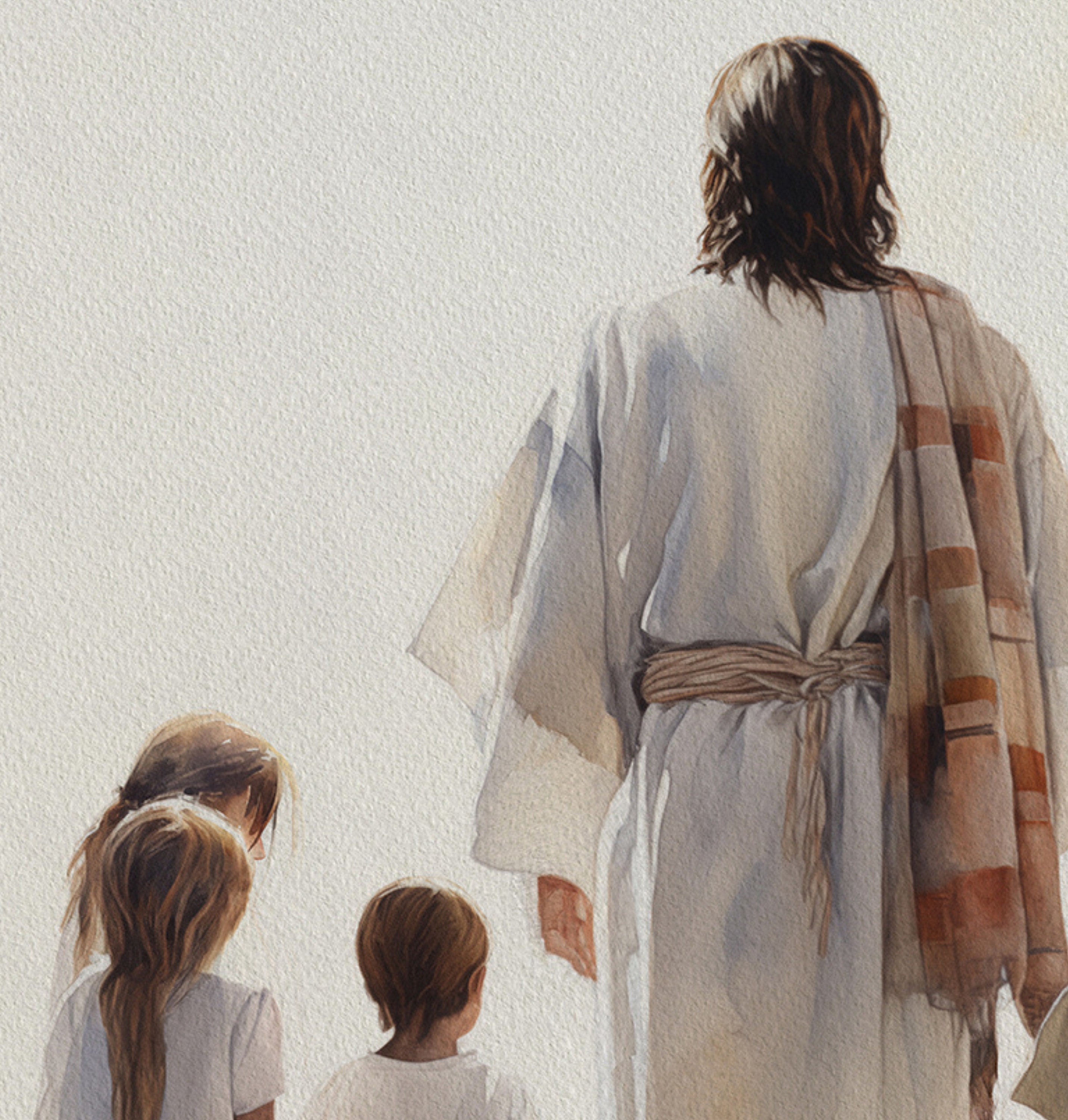 Jesus With Children Christ the Teacher Children With Jesus Kids Nursery ...