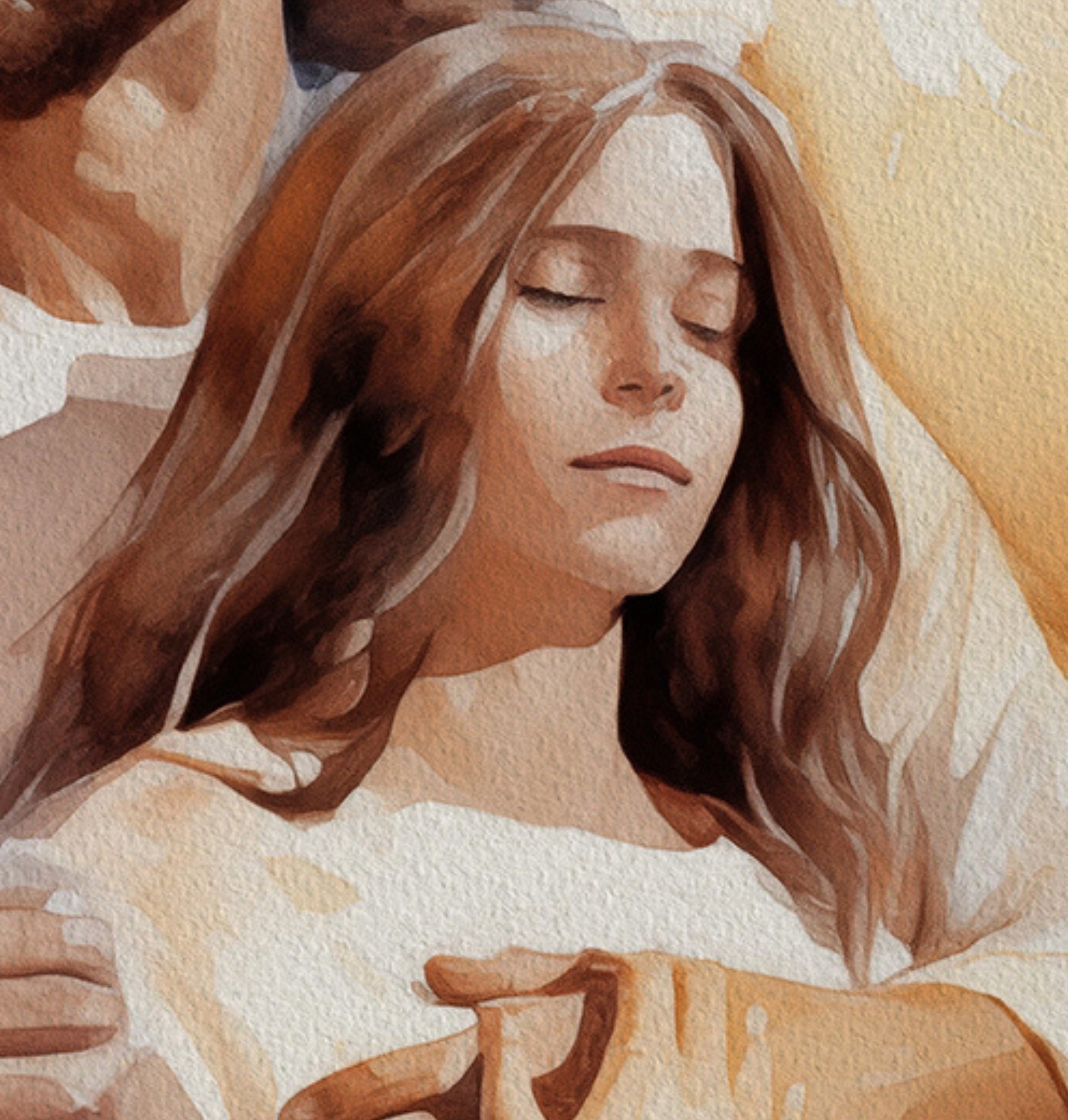 Bride of Christ, Jesus is My Bridegroom Watercolor Painting Christian ...