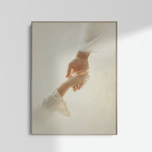 Hand of God Father Child Art Christ Holding Hands Art Hand of Jesus ...