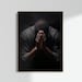 Black Man Praying Black Christian Dad Art African American Painting ...
