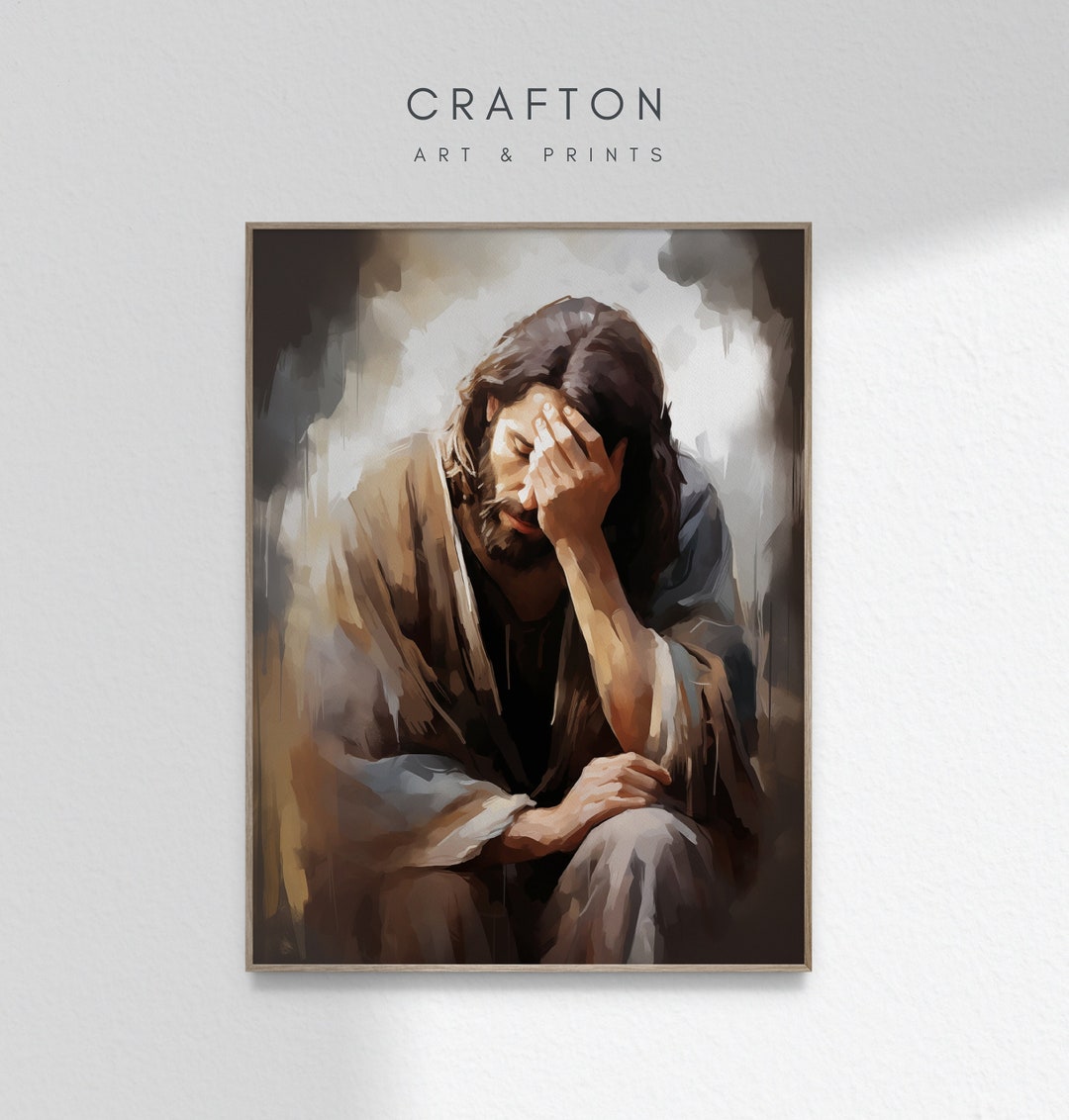 Jesus Weeps Over Jerusalem, Christ Crying, Luke 19:41, Christian ...