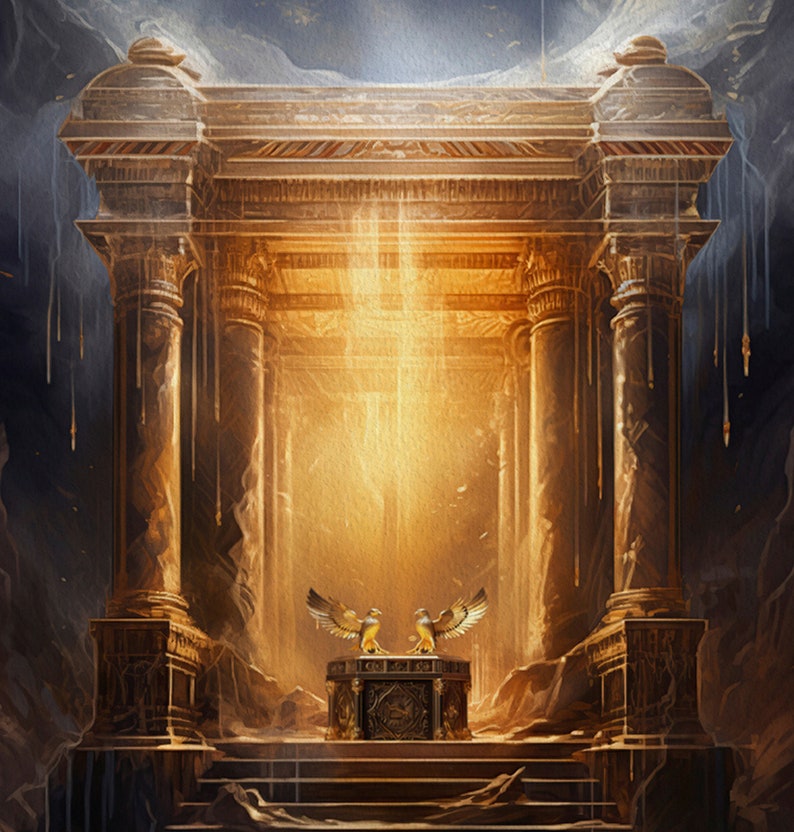 Ark of the Covenant Israelite Art Bible Story Art Judaism Poster Jewish ...