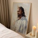 Smiling Black Jesus Christ Black Christian Art Black Man Art Watercolor ...