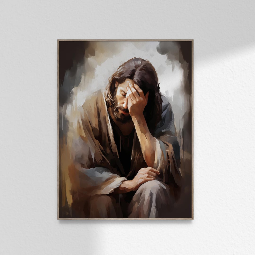 Jesus Weeps Over Jerusalem, Christ Crying, Luke 19:41, Christian ...