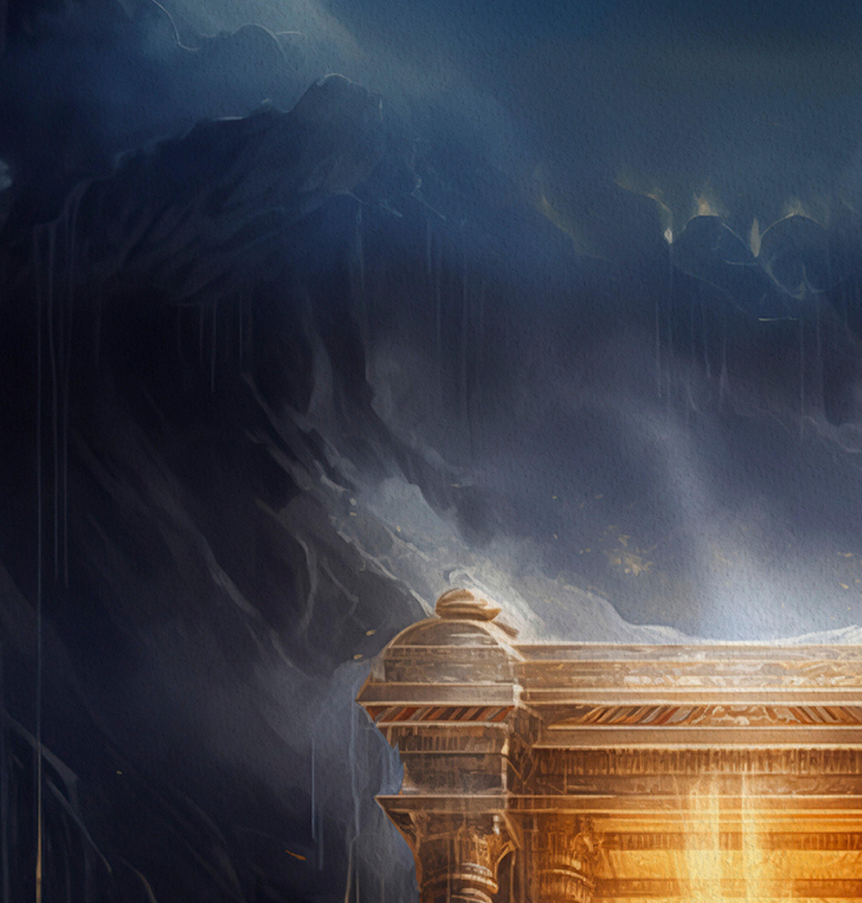 Ark of the Covenant Israelite Art Bible Story Art Judaism Poster Jewish ...