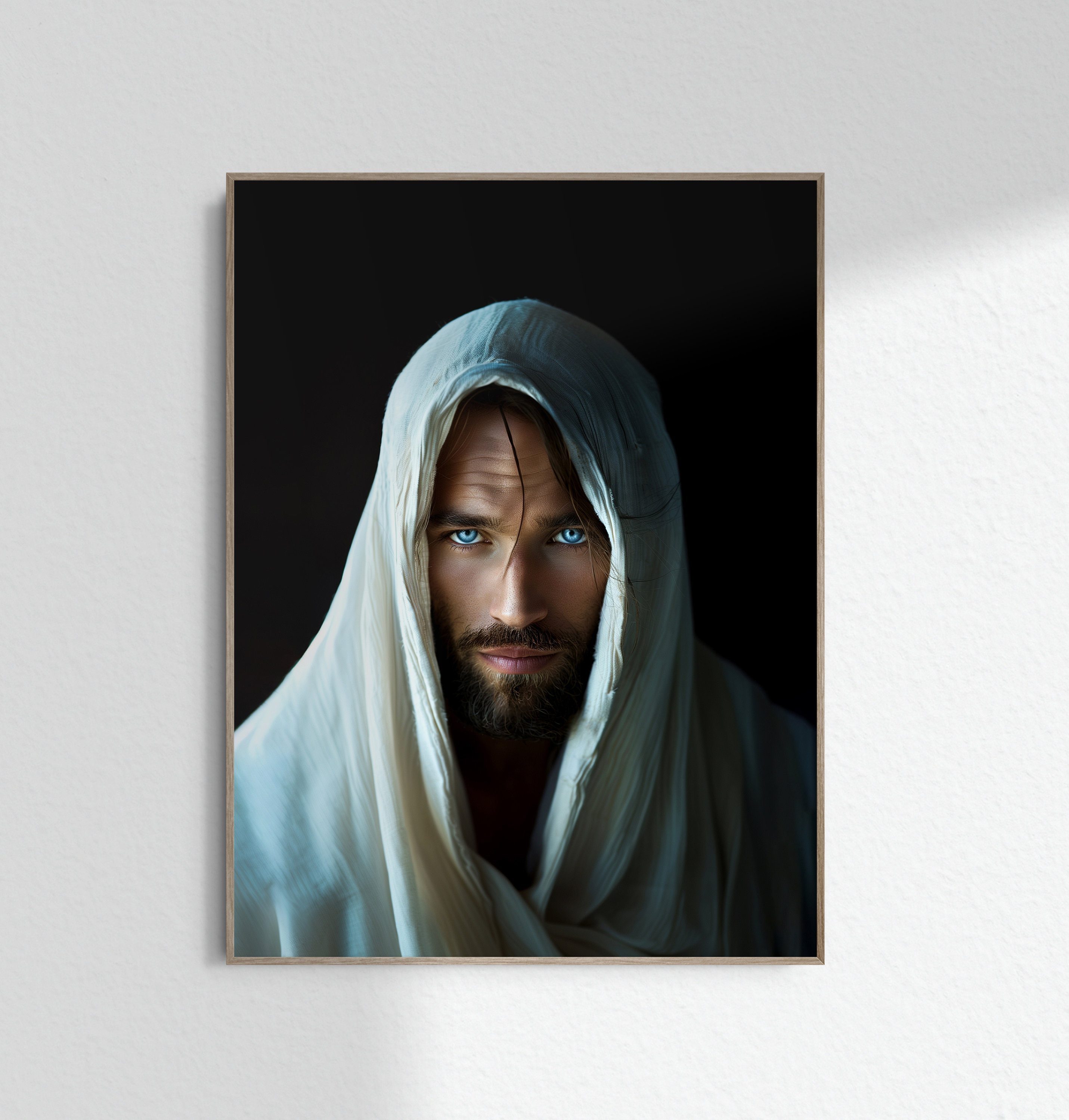 Face of Jesus With Blue Eyes, Photo of Jesus Turn Your Eyes Upon Jesus ...