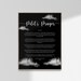 Pilot's Prayer Pilot Gift Aviator Prayer Night Sky Christian Prayer ...