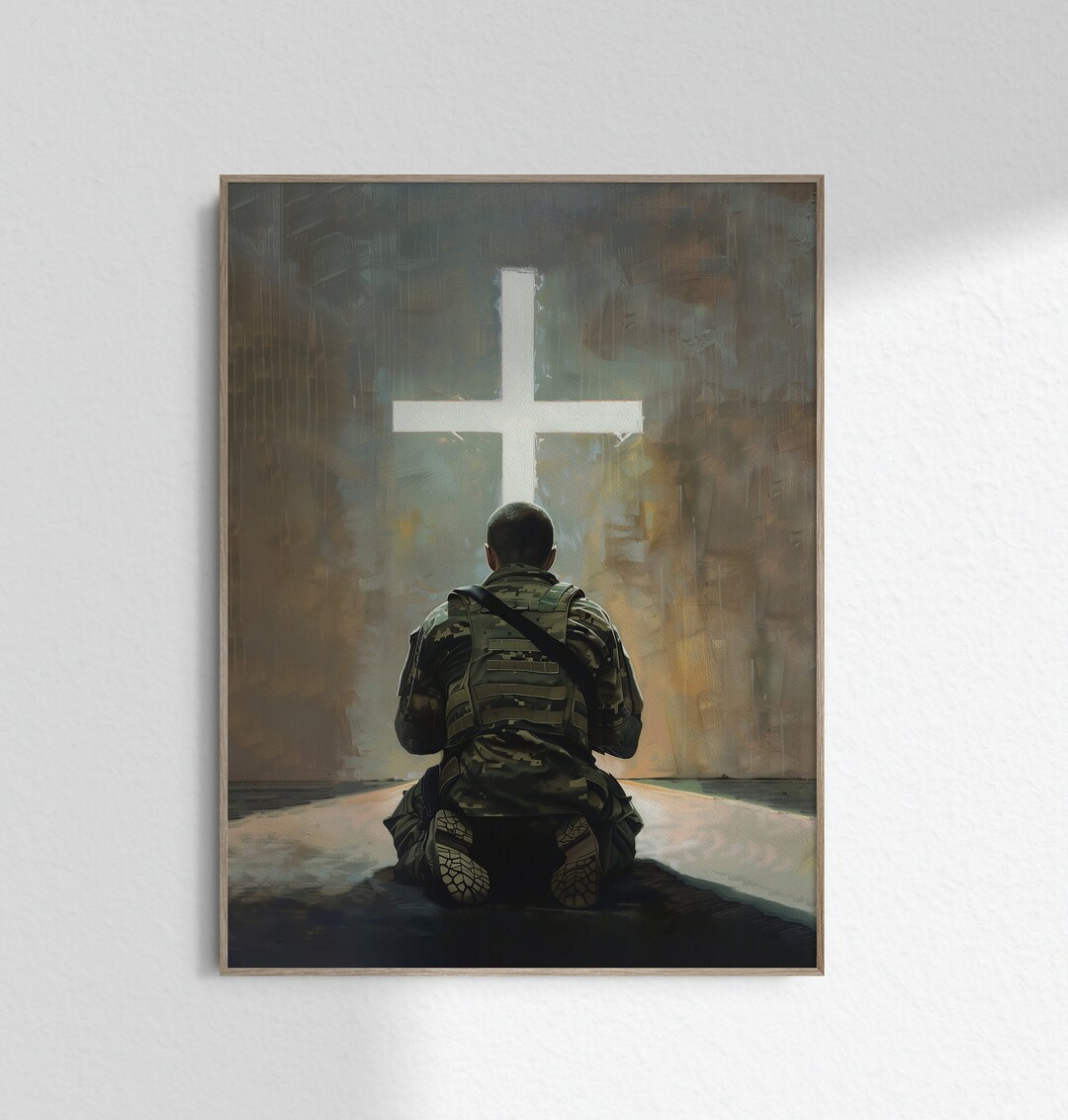 Soldier's Prayer Put on the Full Armor of God Gift for Soldiers Army ...