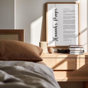 Hannah's Prayer Gift Christian Prayer Home Decor Prayer 1 Samuel 2:1 ...