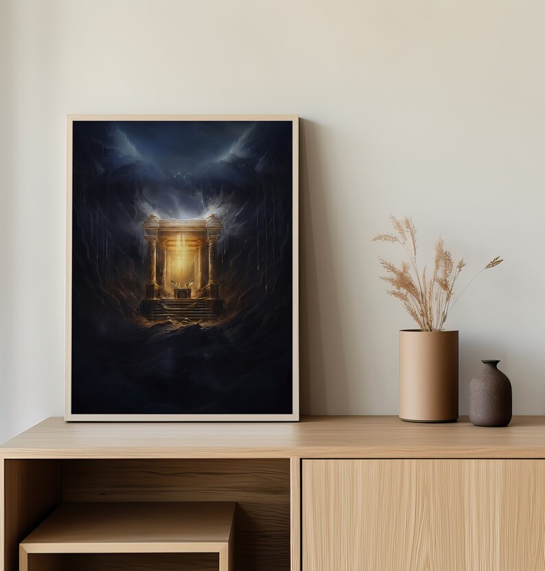 Ark of the Covenant Israelite Art Bible Story Art Judaism Poster Jewish ...