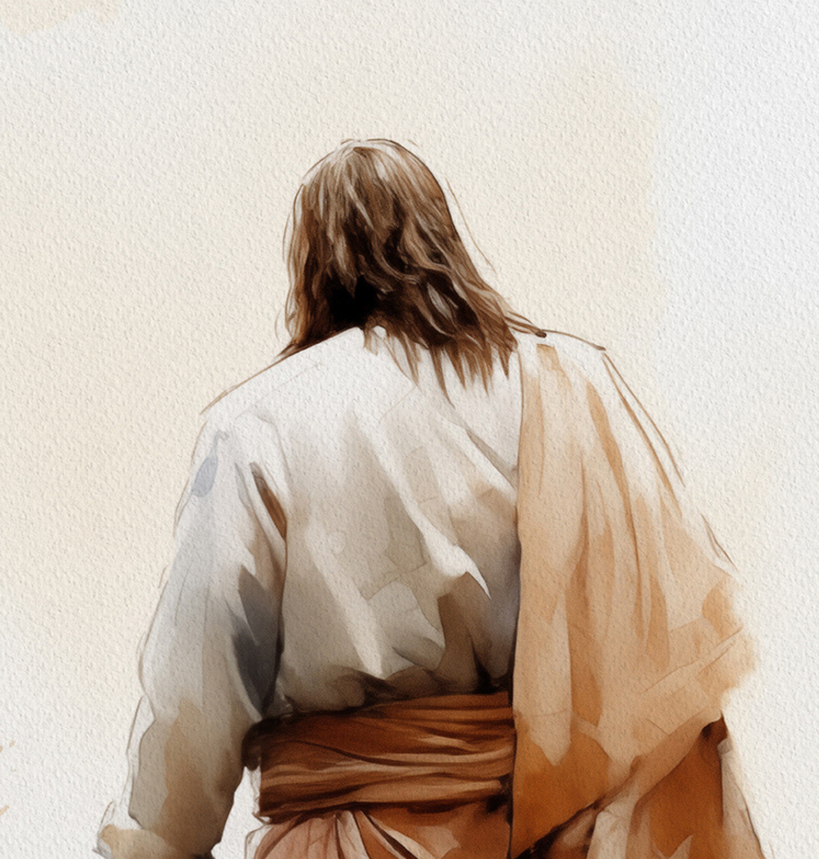 LDS Art, Come Follow Me, Jesus Christ Walking With Girl, Kids Room ...