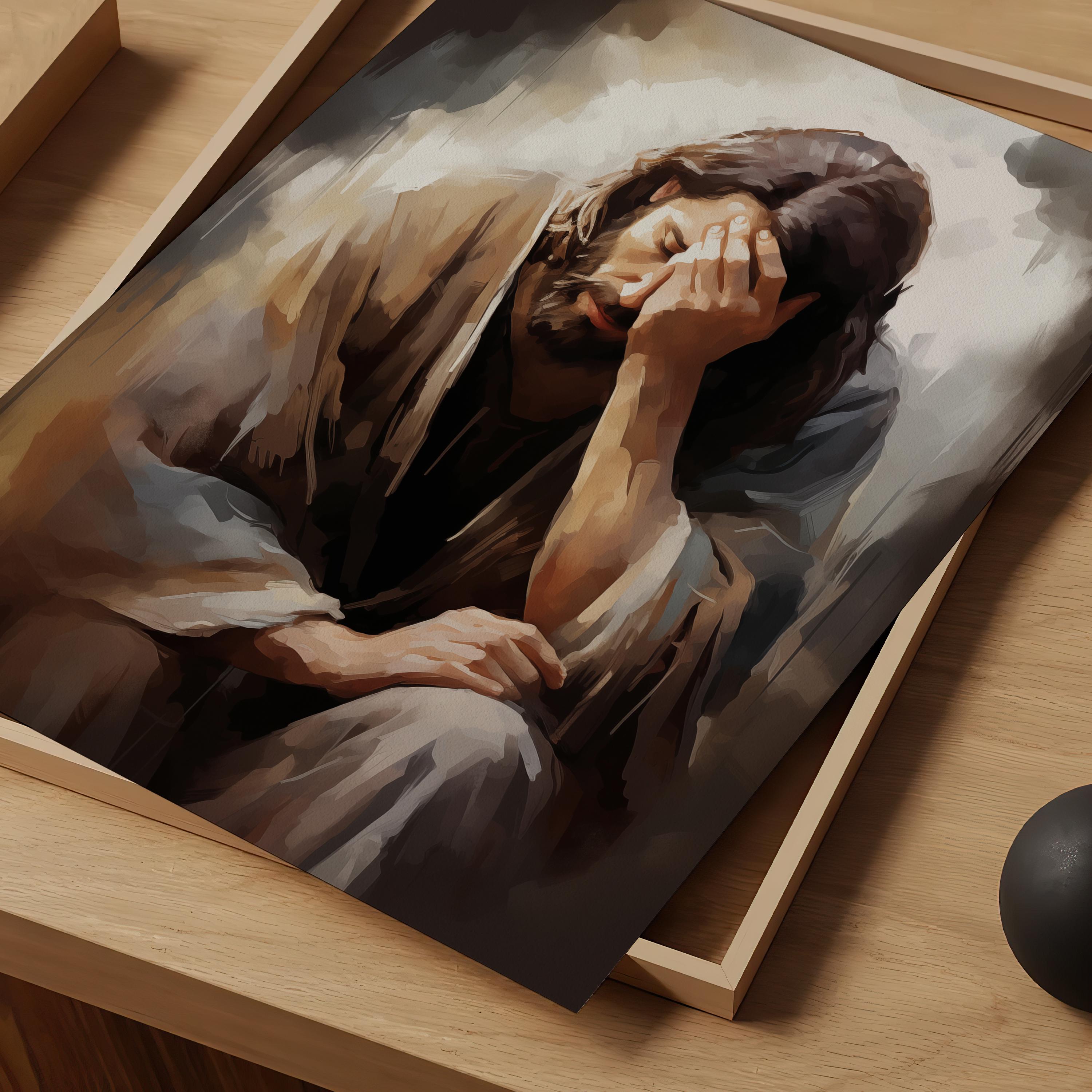 Jesus Weeps Over Jerusalem, Christ Crying, Luke 19:41, Christian ...