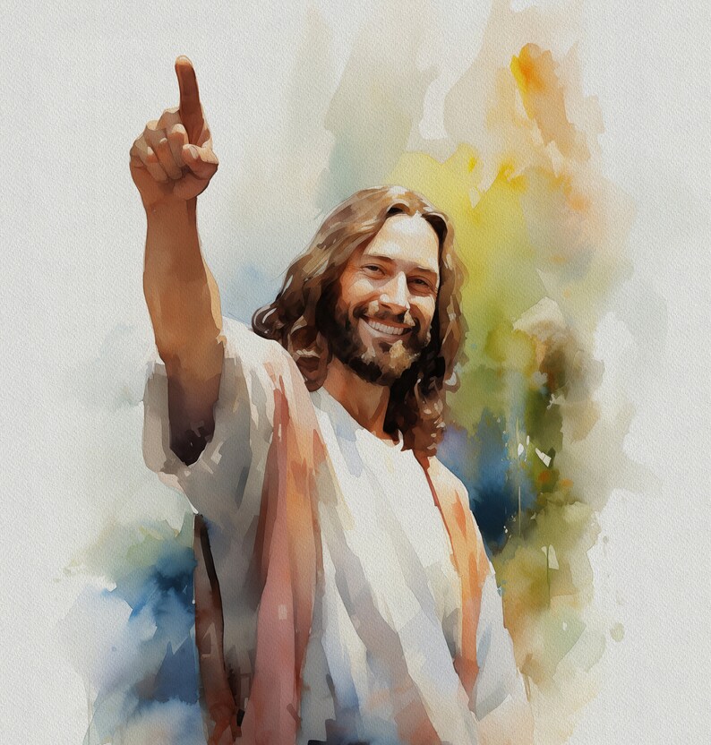 Jesus is Your Number One Fan Painting Christ Christian Boy Girl Gift ...