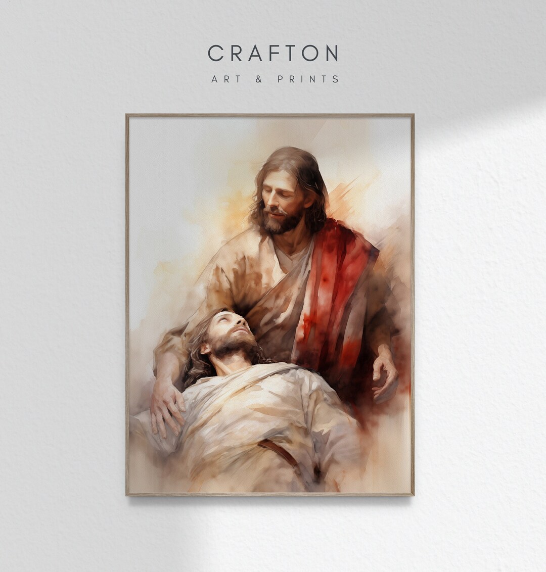 Jesus Raises Lazarus From the Dead Hope Sympathy Gift Miracles of Jesus ...