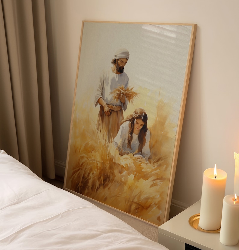 Ruth and Boaz, Gleaning, Where You Go I Will Go, Ruth 1-16, Christian ...