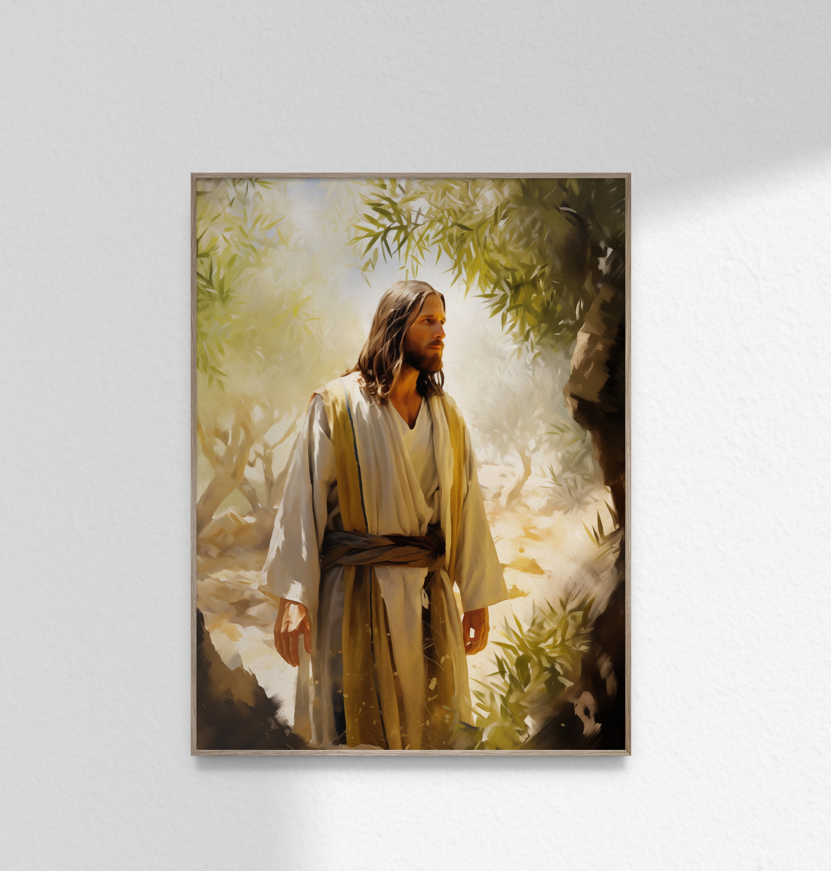 Jesus and the Olive Tree, Romans 11 17, Christ Parable Christian ...