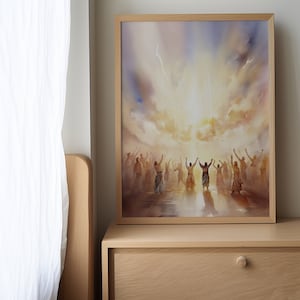 Second Coming of Jesus Christ Art Judgement Day Art Christian Bible ...