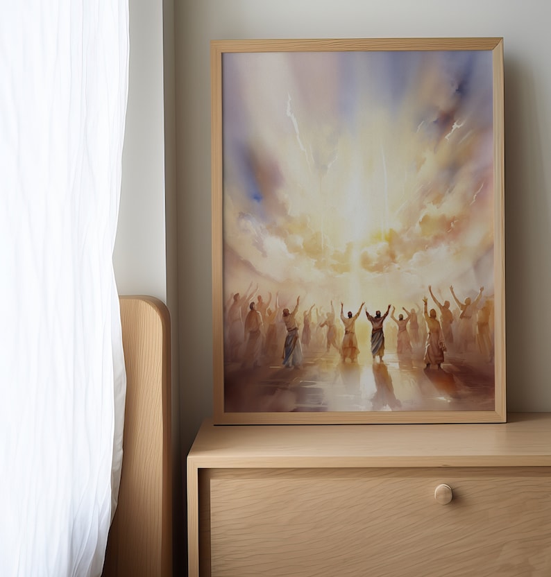 Second Coming of Jesus Christ Art Judgement Day Art Christian Bible ...