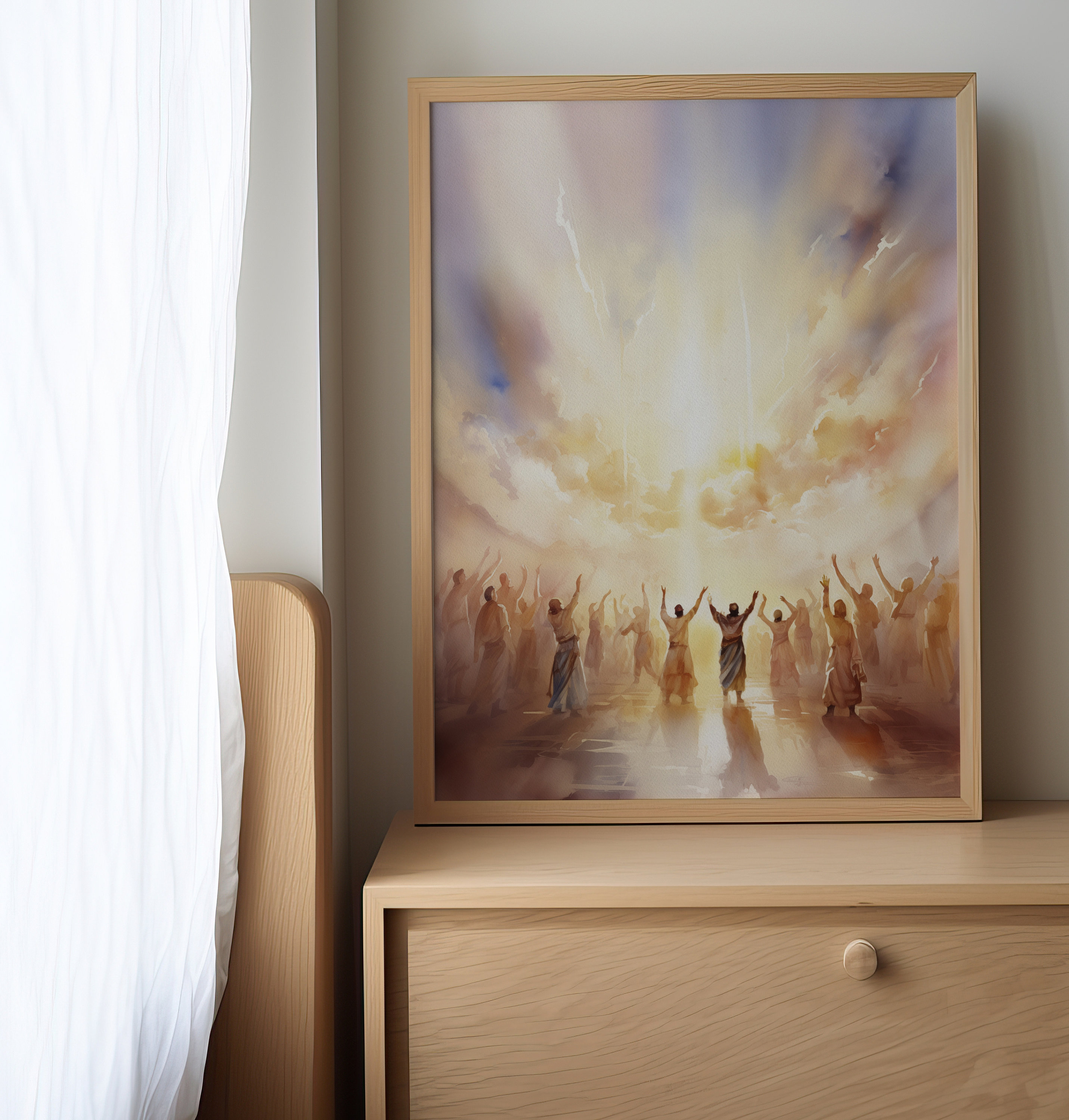 Second Coming of Jesus Christ Art Judgement Day Art Christian Bible ...