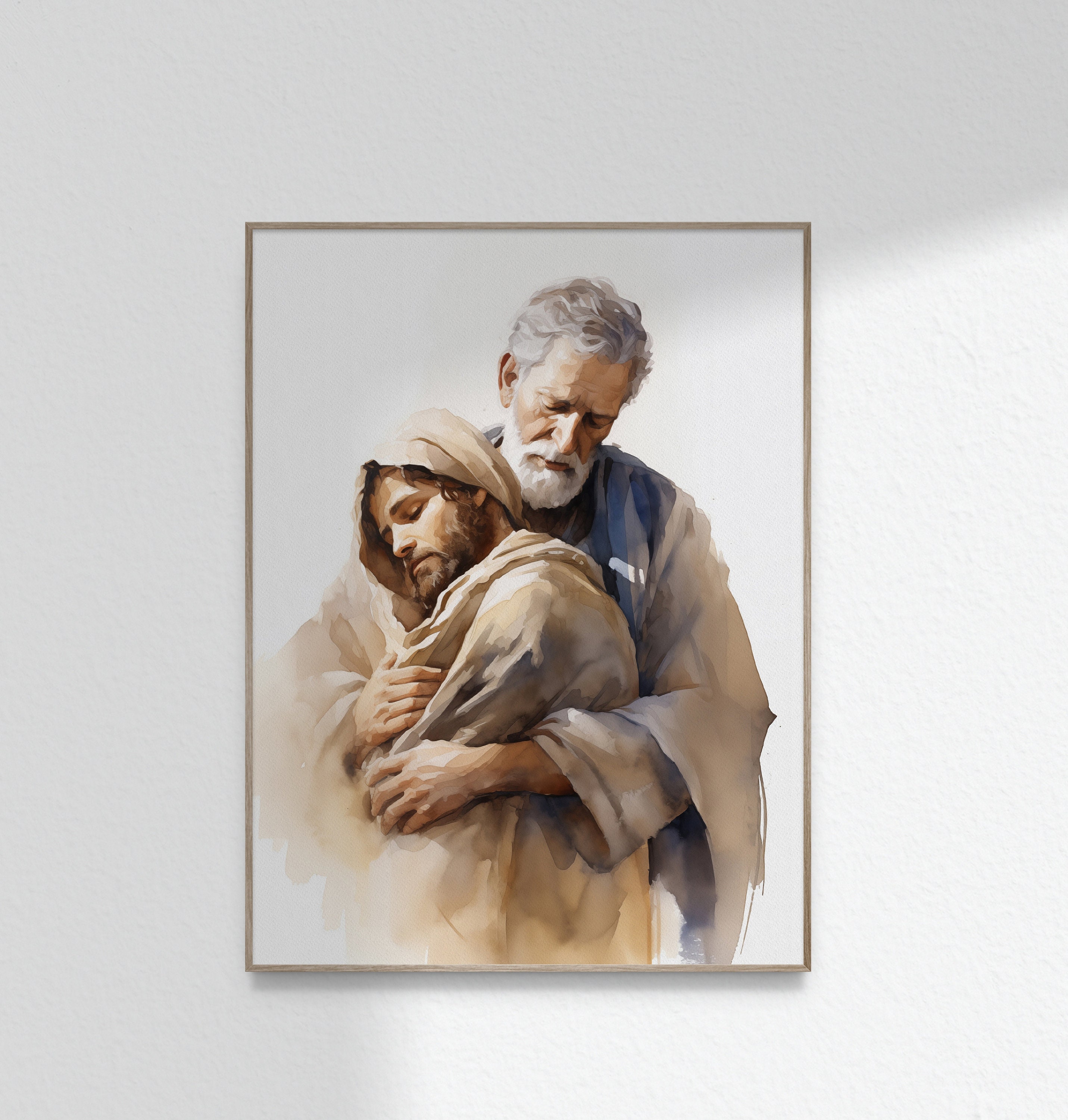 Prodigal Son Returns to Father, Luke 15:11-32, Christian Parable Bible ...