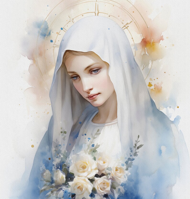 Our Lady of Roses Virgin of Guadalupe Mary Mother of God Christian ...