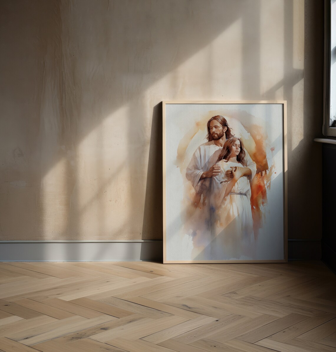 Bride of Christ, Jesus is My Bridegroom Watercolor Painting Christian ...