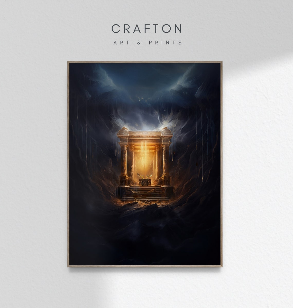 Ark of the Covenant Israelite Art Bible Story Art Judaism Poster Jewish ...