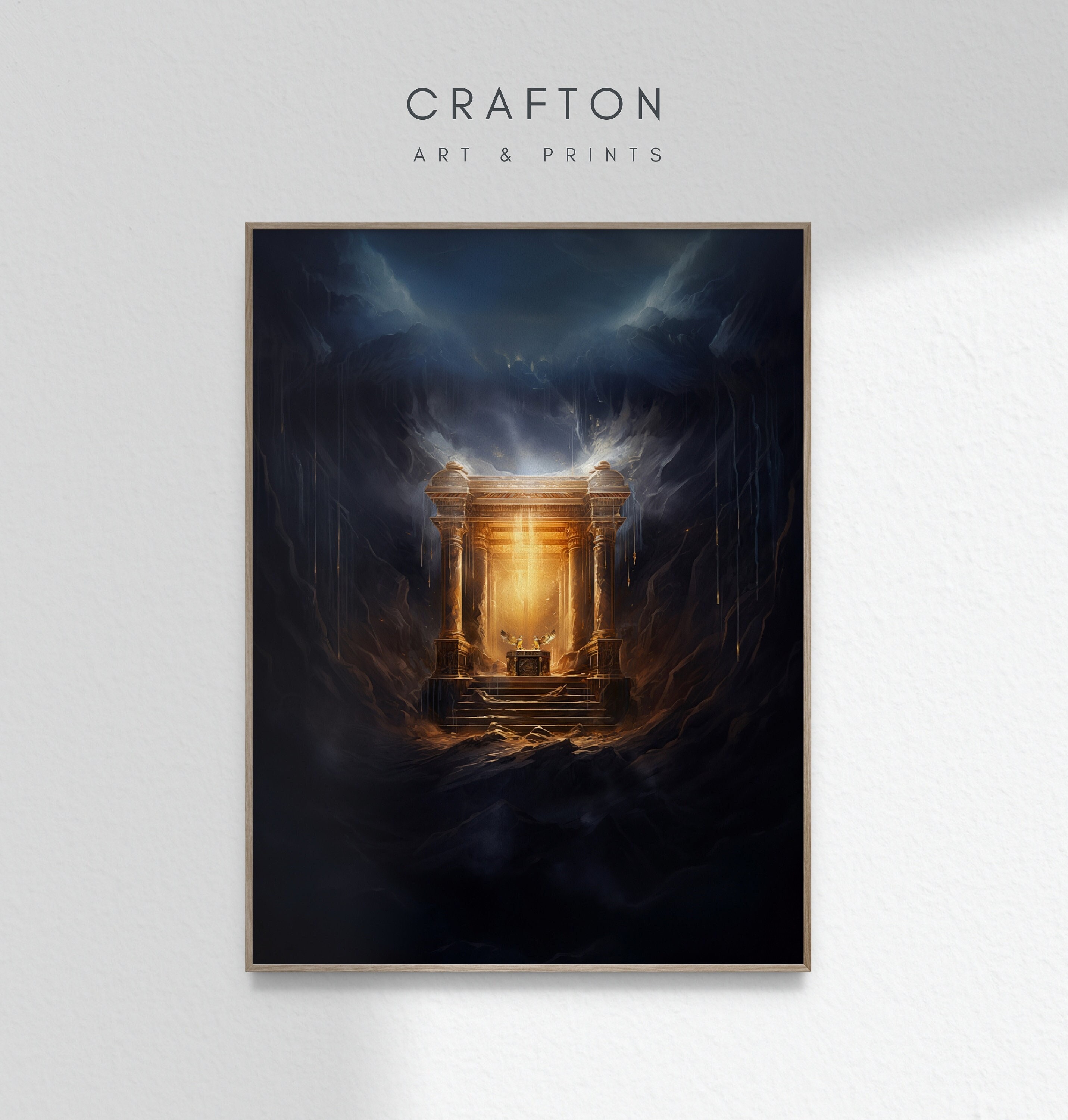 Ark of the Covenant Israelite Art Bible Story Art Judaism Poster Jewish ...