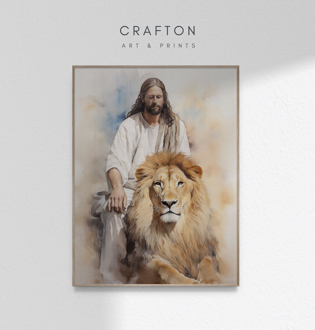 Righteous Are as Bold as a Lion, Jesus With Lion, Proverbs 28 1 ...