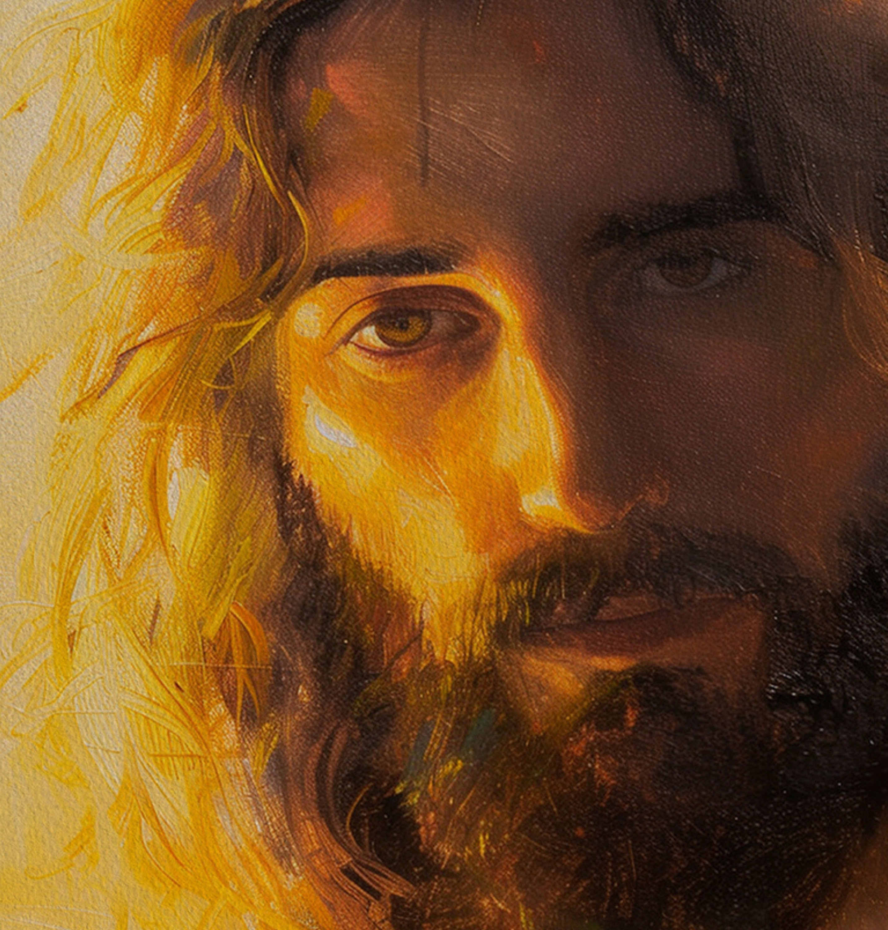 Jesus Christ Reaching Out His Hand of Jesus Painting Jesus Hand of God ...