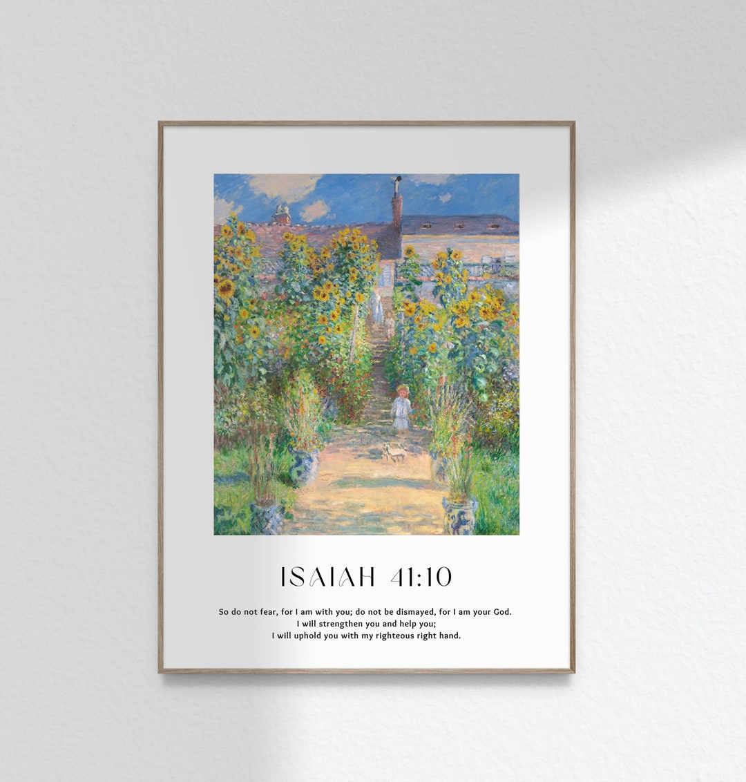 Isaiah 41 10 Wall Art Christian Bible Verse Print Scripture Religious ...
