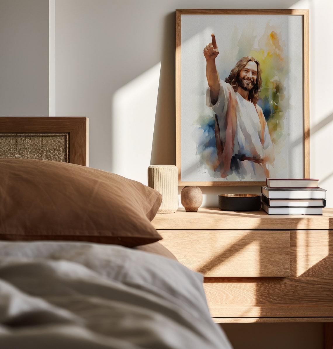 Jesus is Your Number One Fan Painting Christ Christian Boy Girl Gift ...