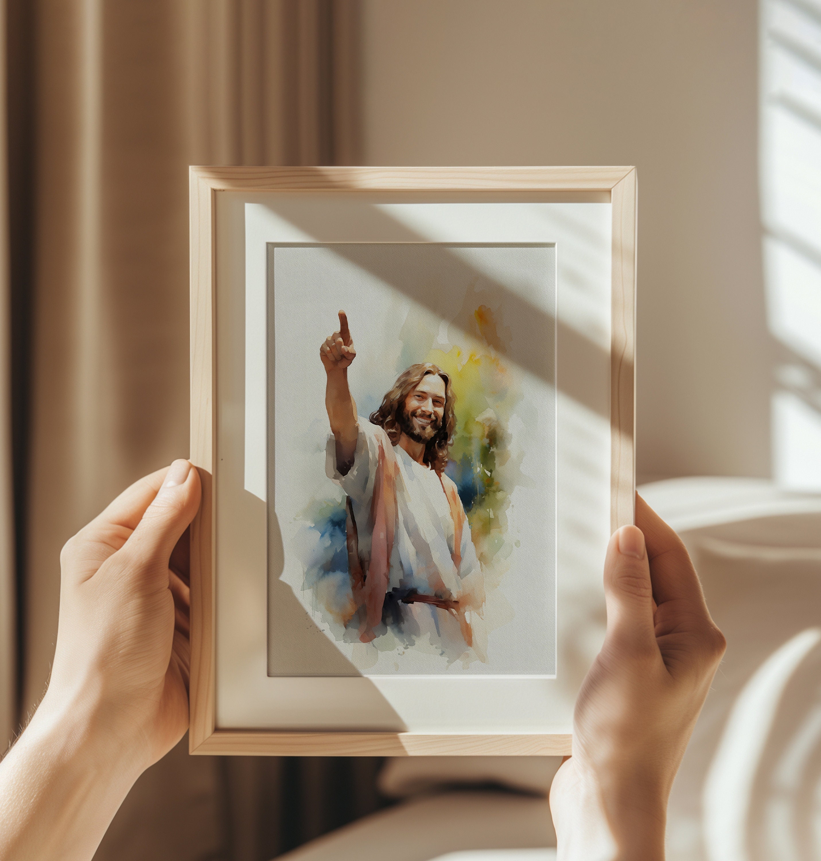 Jesus is Your Number One Fan Painting Christ Christian Boy Girl Gift ...