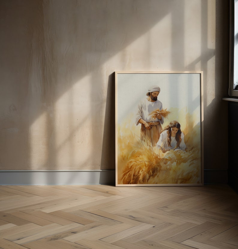 Ruth and Boaz, Gleaning, Where You Go I Will Go, Ruth 1-16, Christian ...