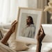 Smiling Black Jesus Christ Black Christian Art Black Man Art Watercolor ...
