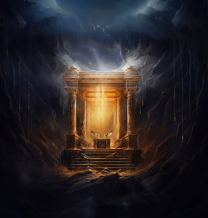 Ark of the Covenant Israelite Art Bible Story Art Judaism Poster Jewish ...