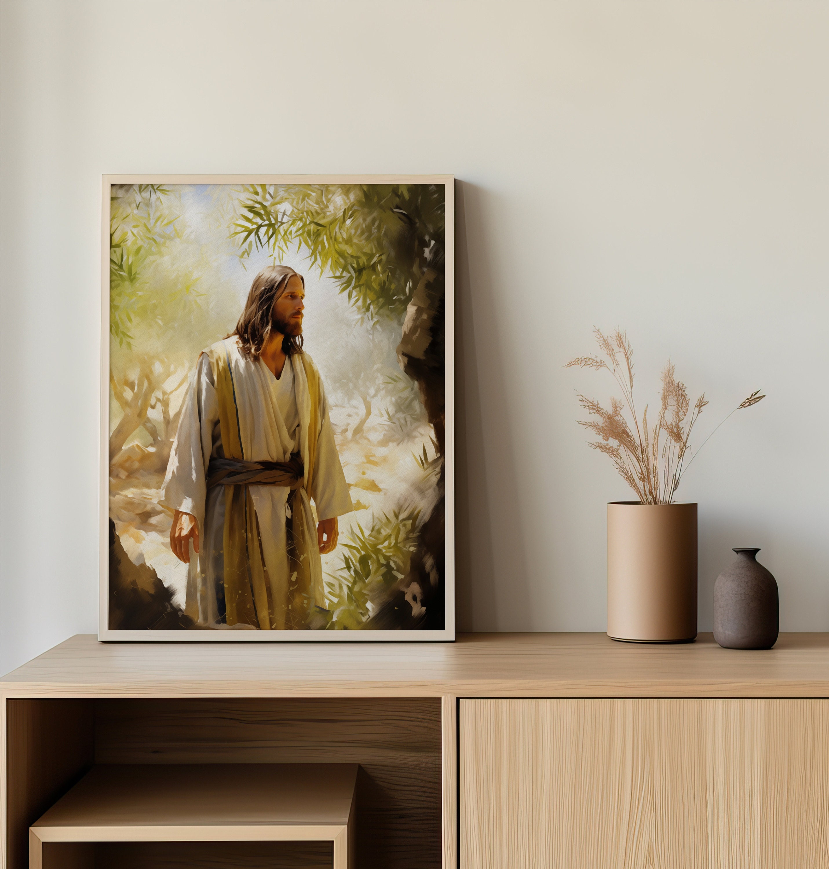 Jesus and the Olive Tree, Romans 11 17, Christ Parable Christian ...