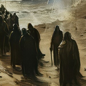 Exodus Art Moses and the Red Sea, Moses Parting the Red Sea Moses ...