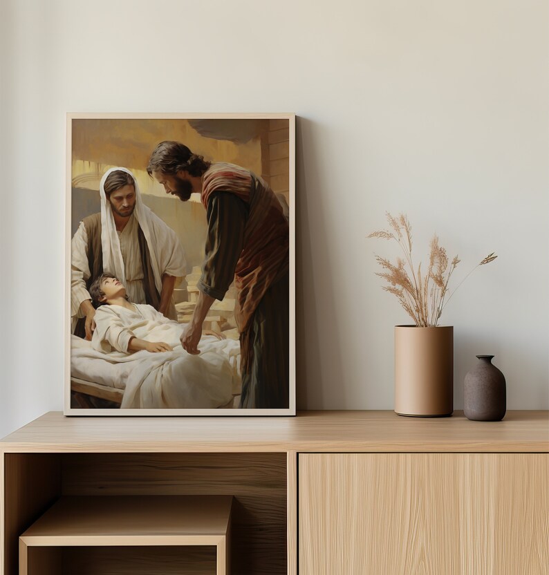 Jesus Heals Official’s Son, Hope Sympathy Gift, Miracles of Jesus ...