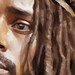 Black Jesus Christ With Dreads & Crown of Thorns, Christian Watercolor ...