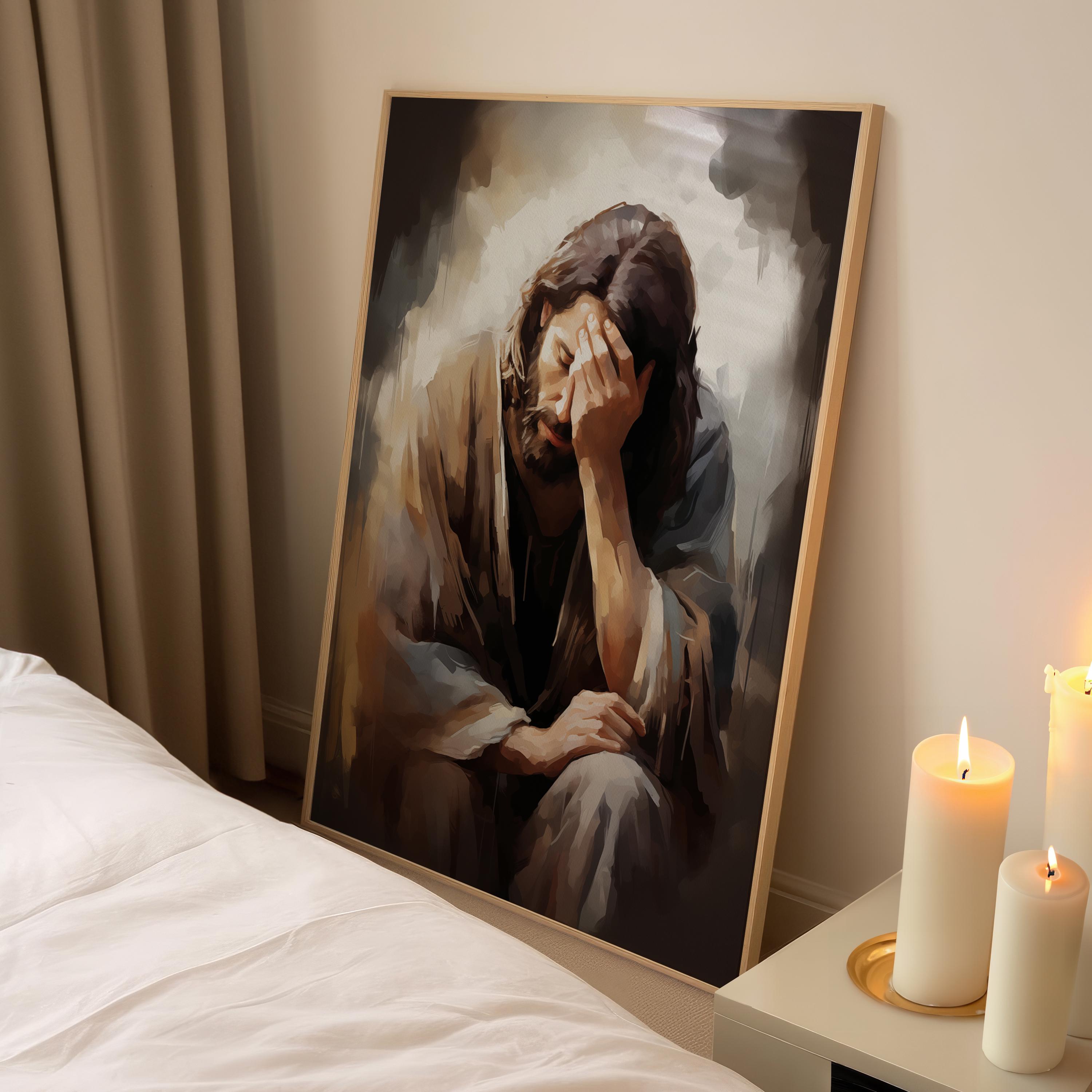 Jesus Weeps Over Jerusalem, Christ Crying, Luke 19:41, Christian ...