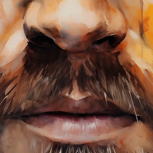 Jesus Wept, Face of Jesus With Blue Eyes, Closeup Large Christian ...