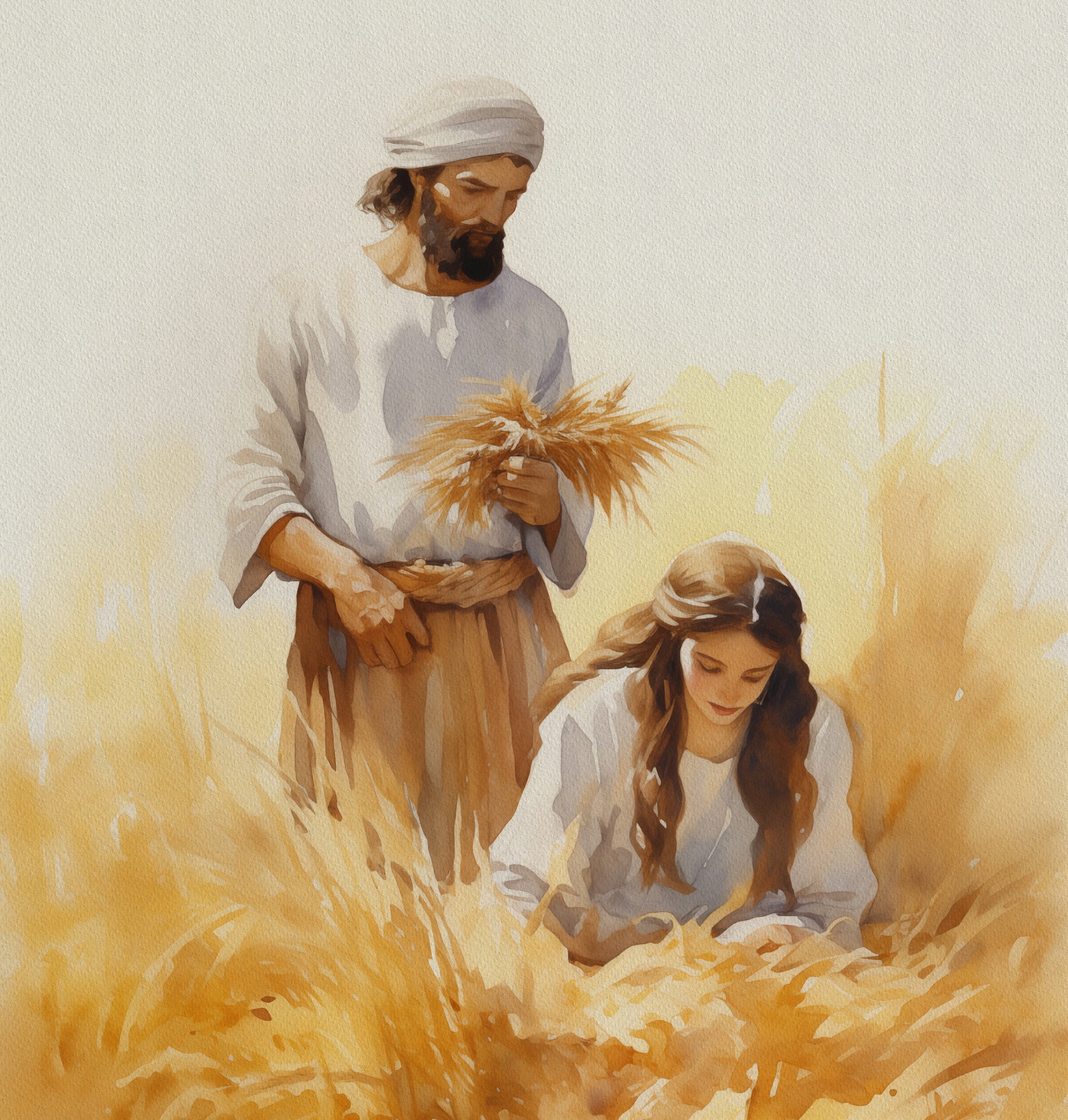 Ruth and Boaz, Gleaning, Where You Go I Will Go, Ruth 1-16, Christian ...