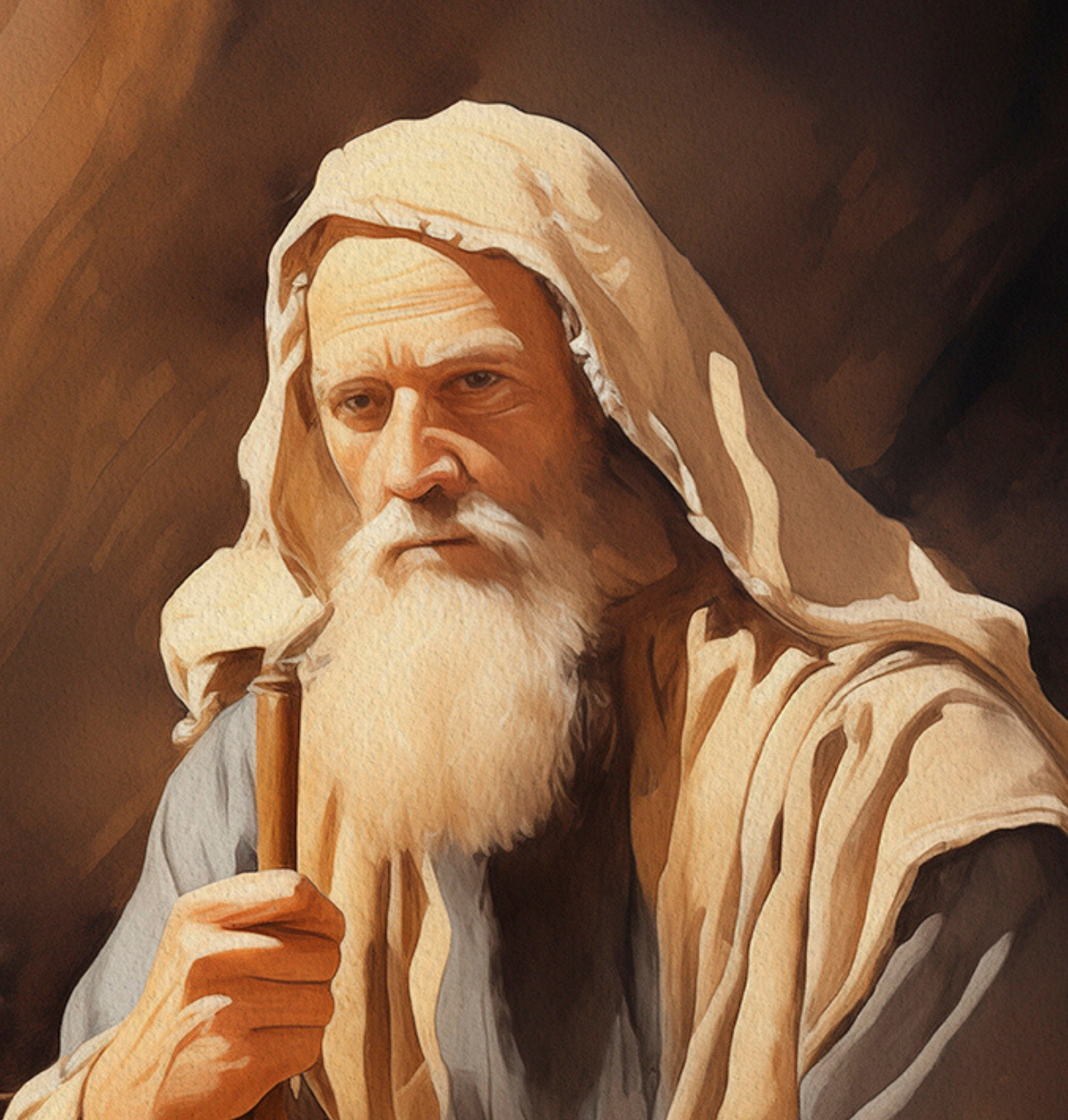 Daniel in the Lion's Den Daniel Lions Den Christian Watercolor Painting ...