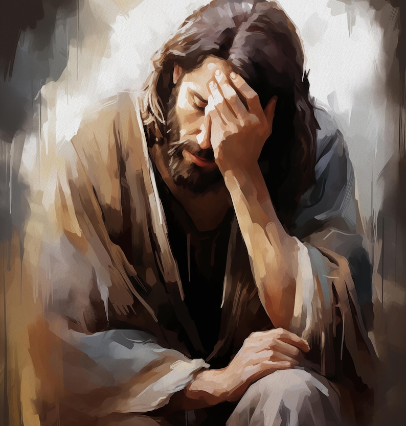 Jesus Weeps Over Jerusalem, Christ Crying, Luke 19:41, Christian ...
