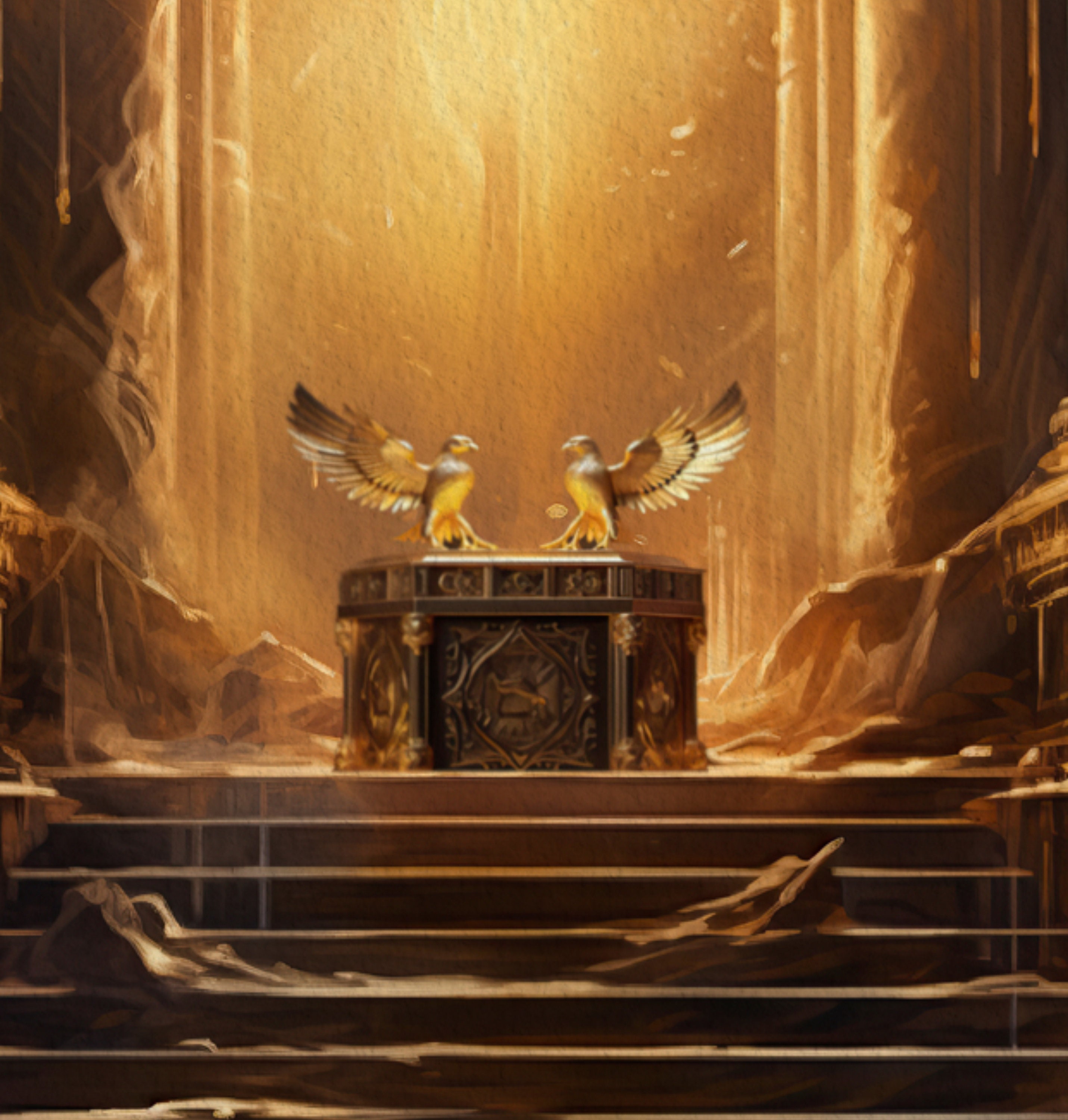 Ark of the Covenant Israelite Art Bible Story Art Judaism Poster Jewish ...